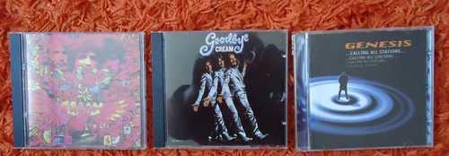 Фирменные CD-альбомы Cream и Genesis, в идеале