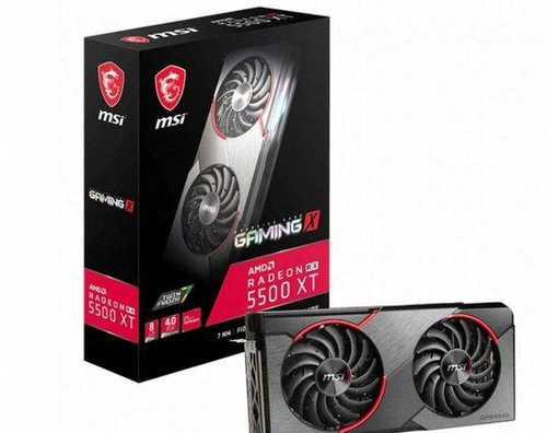 Видеокарта RX 5500 XT 8GB gaming X 8G MSI