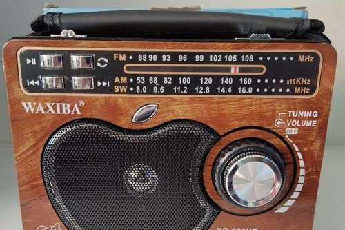 Радиоприемник waxiba XB-281UR коричневый