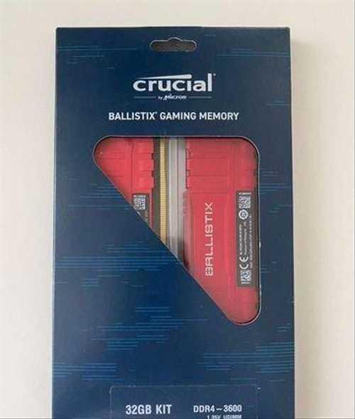 Модуль памяти Crucial Ballistix Red 32 GB