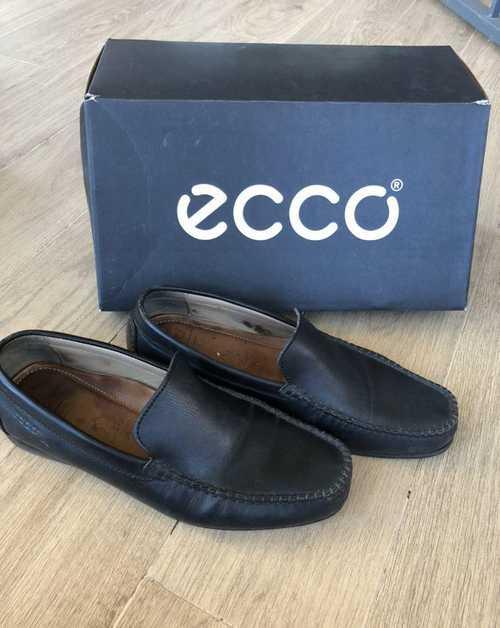 Мужские мокасины туфли ecco
