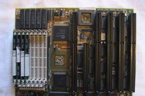 Материнская плата 386DX 40Mhz с simm памятью