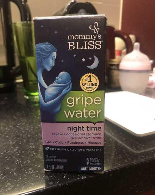 Укропная вода Mommy’s bliss gripe water (night tim