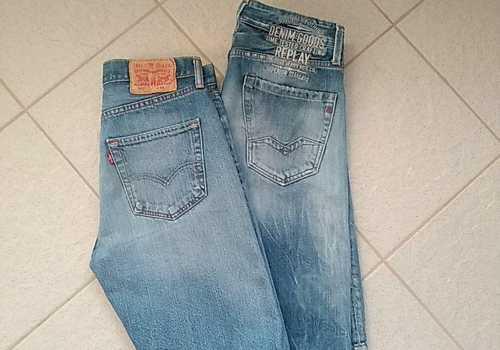 Шорты Levis original 501 и Replay