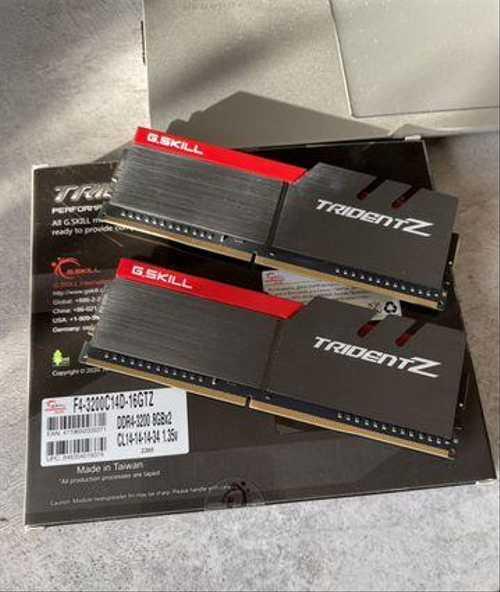 GSkill Trident Z F4-3200C14D-16GTZ