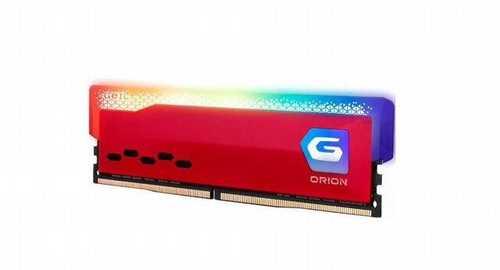 Озу DDR4 GeiL Orion Red RGB 8 Gb 3200MHz (Новая)