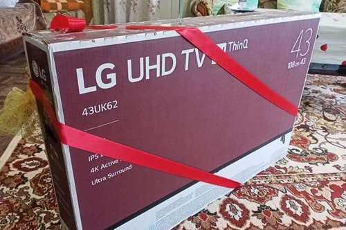 Телевизор LG 43UK62 не распакованный