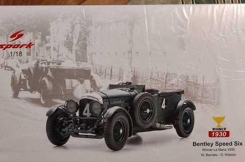 1930 Bentley Speed 6 Winner LeMans 1/18 Spark