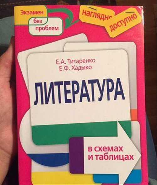 Титаренко хадыко литература в схемах и таблицах