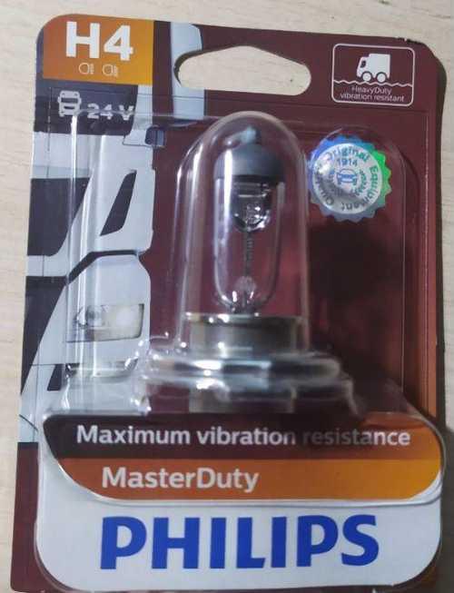 Автомобильные лампы Philips MasterDuty H4 24V