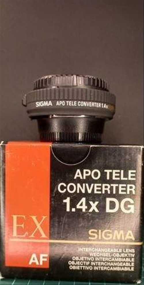 Телеконвертер Sigma APO 1.4x EX DG для Nikon