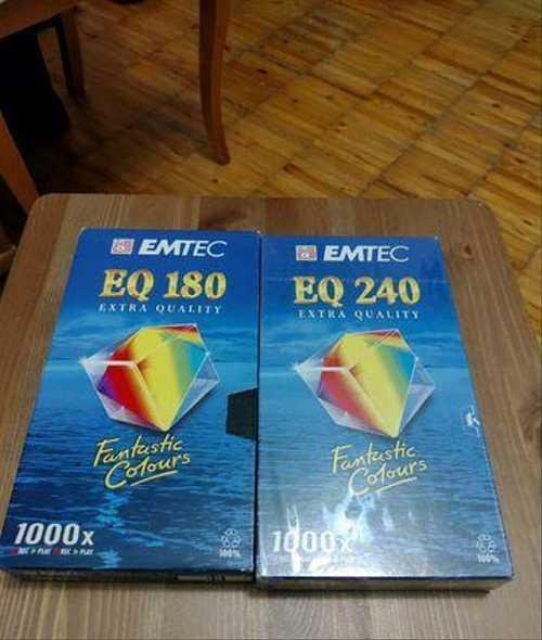 Видеокассеты VHS Emtec(Basf) EQ180-2шт., EQ240-1шт