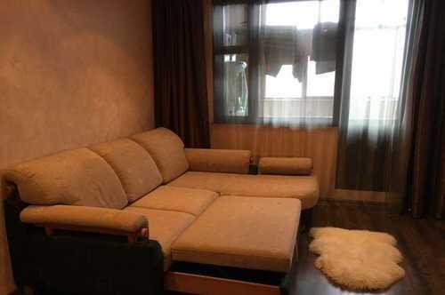 Угловой диван-кровать Тибет-5 (бук)