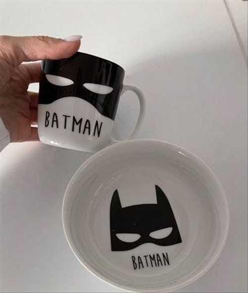 Набор детской посуды hm home batman