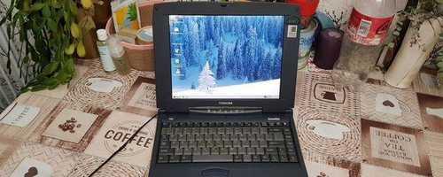 Ретро ноутбук на AMD K6-2 Toshiba 1625cdt