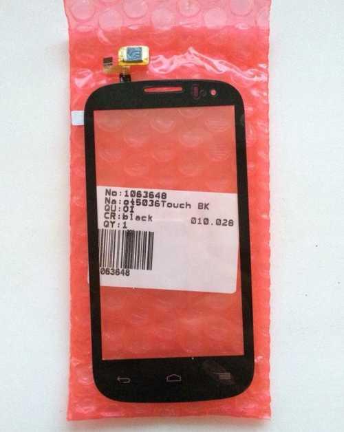 Alcatel One Touch C5 5036d сенсорный экран черный