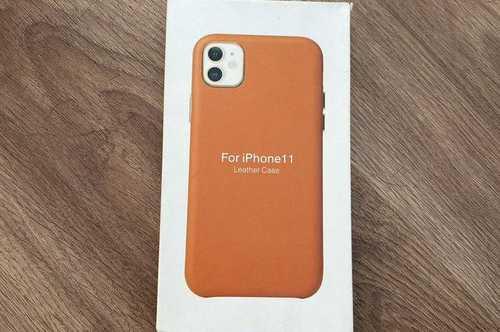 Чехол для iphone11(кожа)