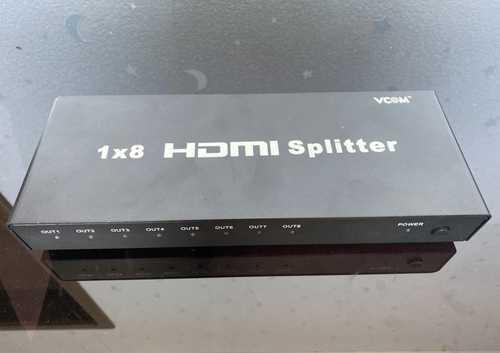 Hdmi splitter 1x8 vcom