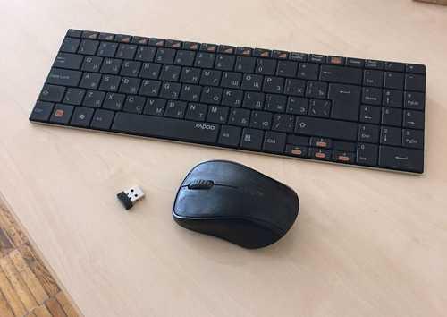 Беспроводная мышь и клавиатура Rapoo