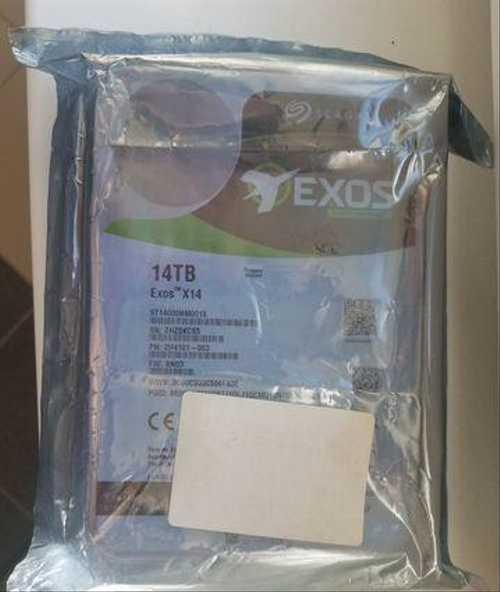 Новый серверный SATA HDD Seagate Exos X14 14TB OEM