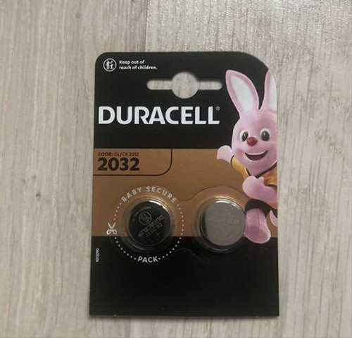 Упаковка батареек Duracell 2032