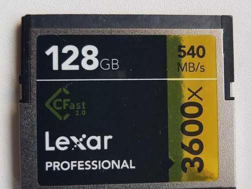 CF карта Lexar Professional 3600x CFast 2.0 128GB