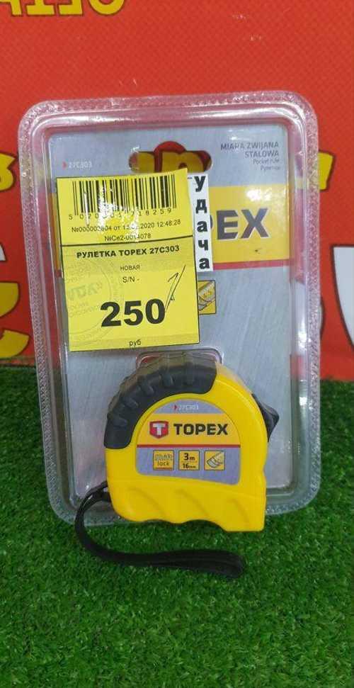 Рулетка Topex 27C303