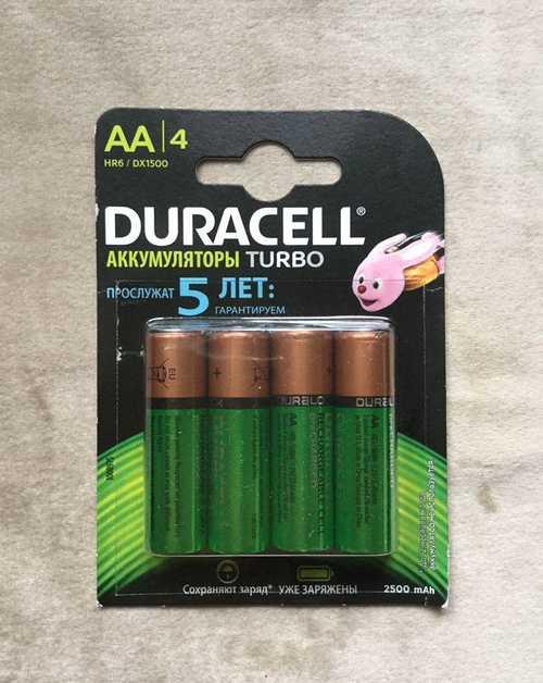 Аккумуляторы duracell аа