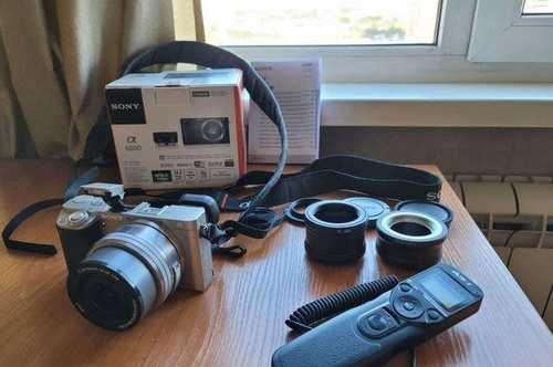 Фотоаппарат Sony alpha ilce - 6000 kit серебристый