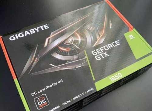 Видеокарта gigabyte GeForce GTX 1650 OC Low Profil