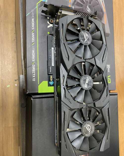 Видеокарта GeForce GTX1080 ROG strix 8Gb
