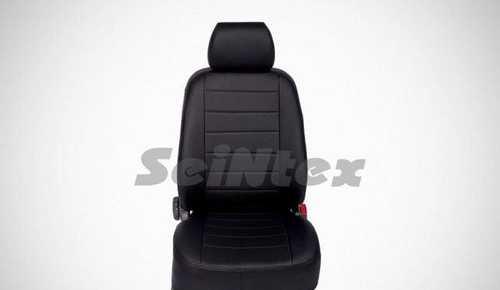 Комплект автомобильных чехлов Seintex 88402 для great wall Hover H3 с задним подлокотником (2010-н.в.), Hover H5 (2011-н.в.) черно-серый - изготовлен