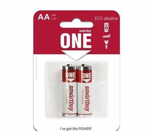 Элемент питания Smartbuy ONE LR6/BL2 Цена за 2 шт
