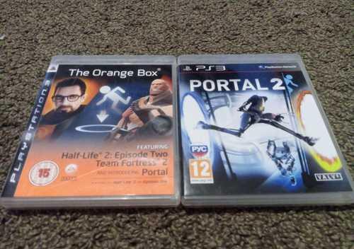 Halflife 2, Portal и Portal 2: диски для PS3