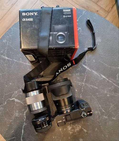 Sony A6400 + 3 объектива