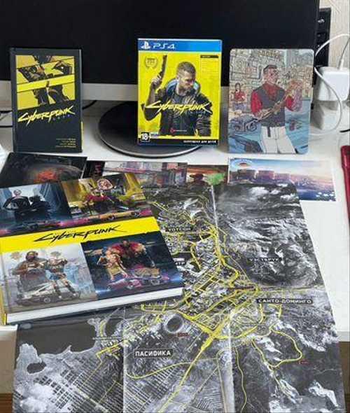 Cyberpank 2077 ps4 SteelBook+ ArtBook+Comics