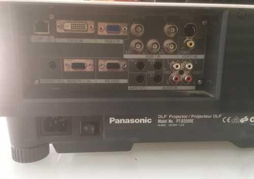 Проектор Panasonic pt-d3500e+экран