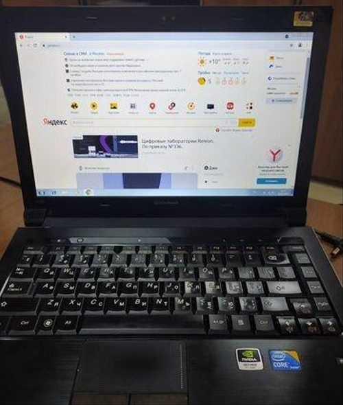 Лёгкий ноутбук lenovo V360 на i3