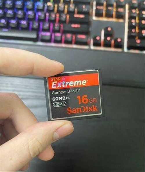 SanDisk Extreme CompactFlash 60mb/s 16gb