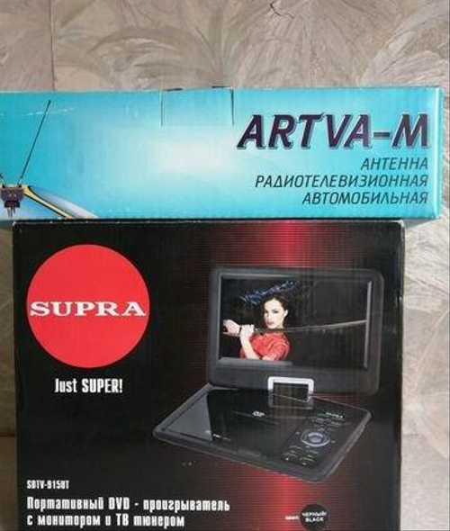 Портативный DVD-проигрыватель Supra sdtv-915UT с м
