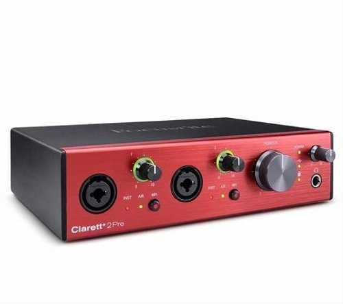 Студийное оборудование focusrite Clarett+ 2Pre