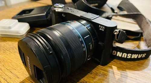 Фотоаппарат Samsung NX210 матрица 23.5x15.7мм