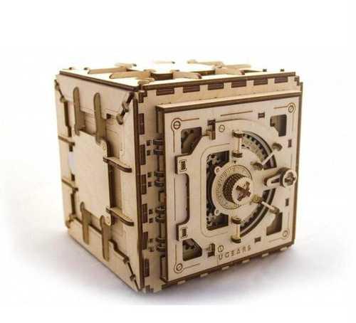 3D Конструктор Ugears Сейф - супер подарок