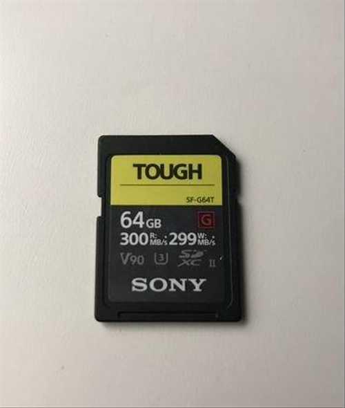 Sony sdxc 64GB Tough UHS- II