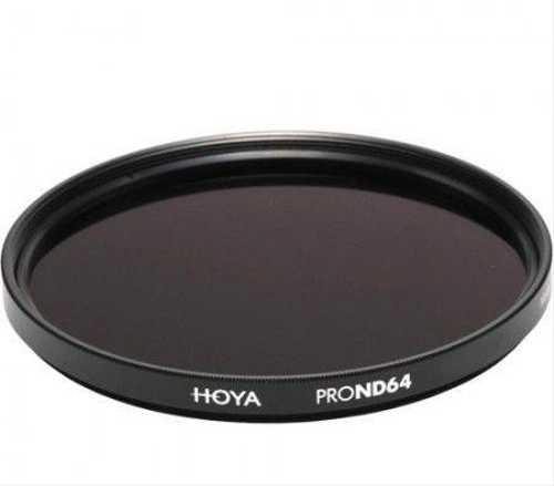 Нейтрально-серый фильтр hoya PRO ND64 49mm