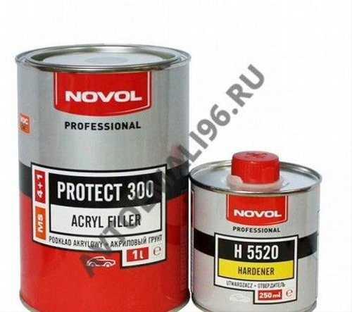 Novol/новол Грунт акрил 4+1 MS protect 300 серый 1