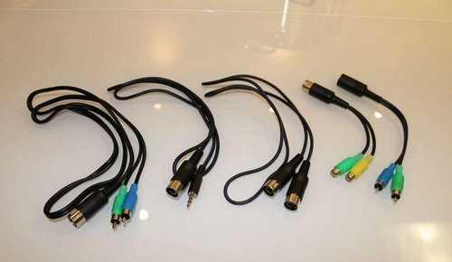 Шнур 5DIN - 2RCA 1, 5DIN-jack3.5