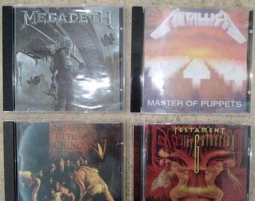 Metallica, Megadeth, Testament, Skid Row cd