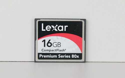Lexar compact flash 16GB. 80X
