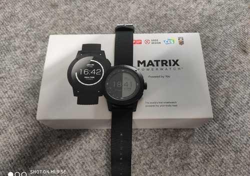 Matrix power watch OPS black